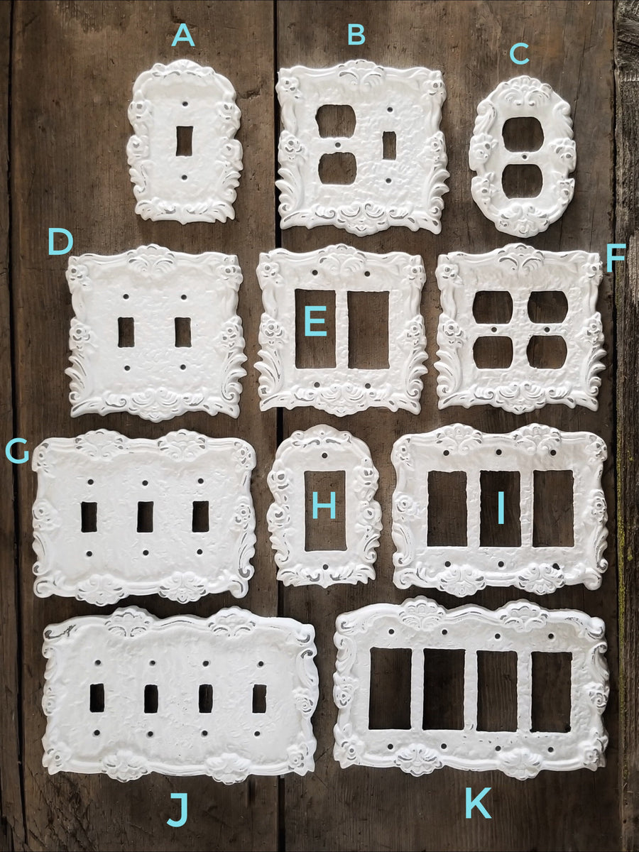 Cast Iron Ornate Light Switch Plates – Farmhouse Iron Co