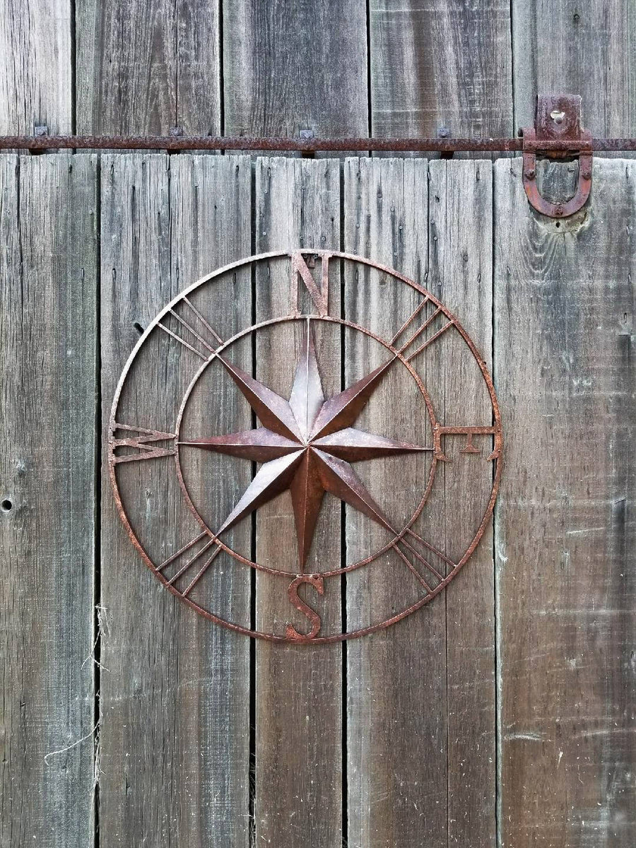 Medium Star Compass - 31 1/2" – Farmhouse Iron Co